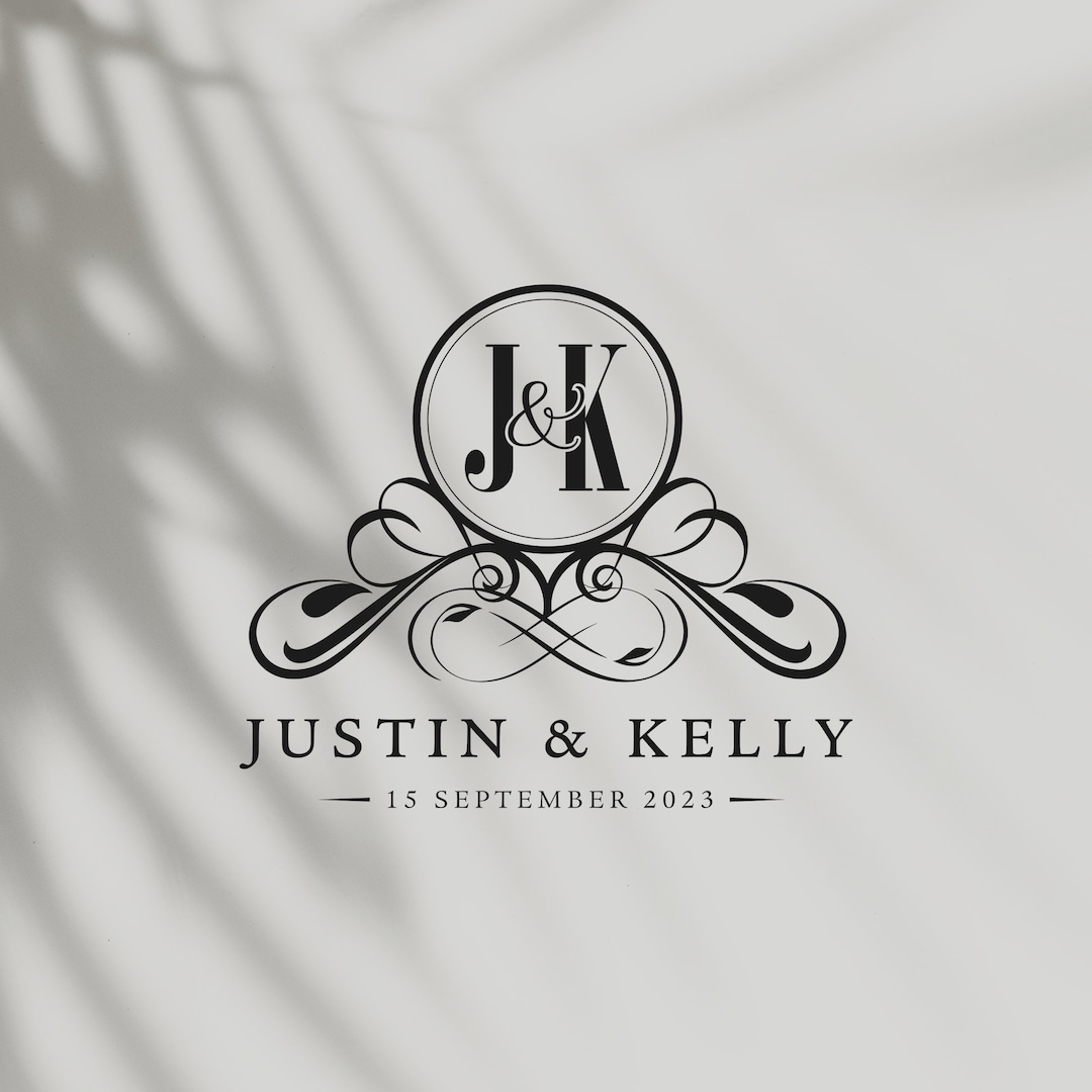 Elegant Wedding Monogram Wedding Monogram Wedding Logo - Etsy