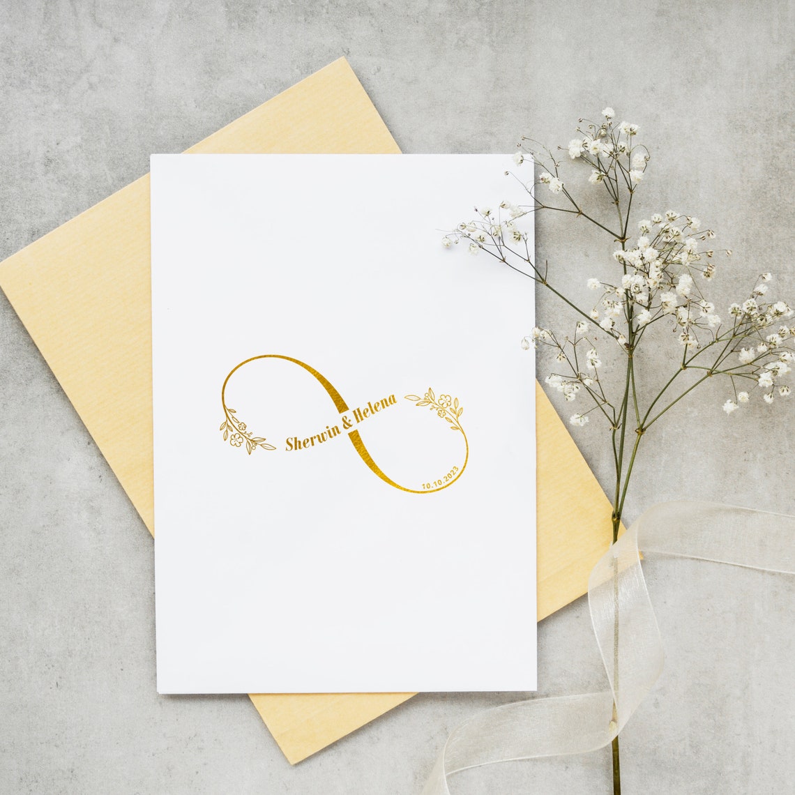 Infinity Logo Elegant Wedding Monogram Custom Wedding - Etsy