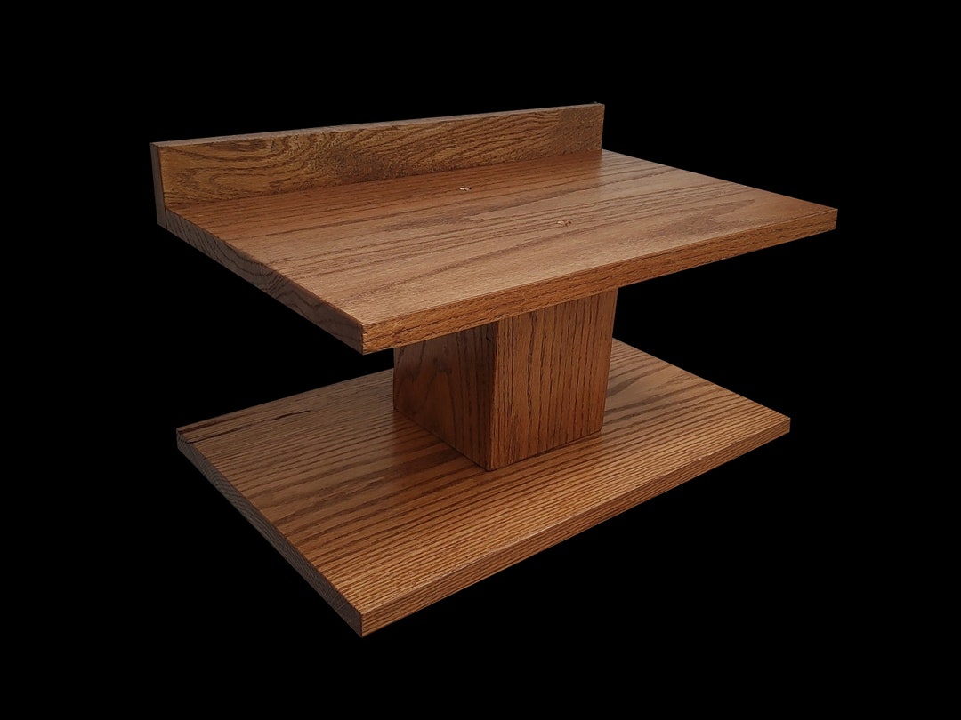 Speaker Stand Custom Made 16" Speaker Stands SOLID OAK. - Etsy