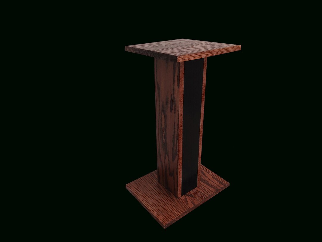 Speaker Stand Custom Made 24" Solid Oak. - Etsy