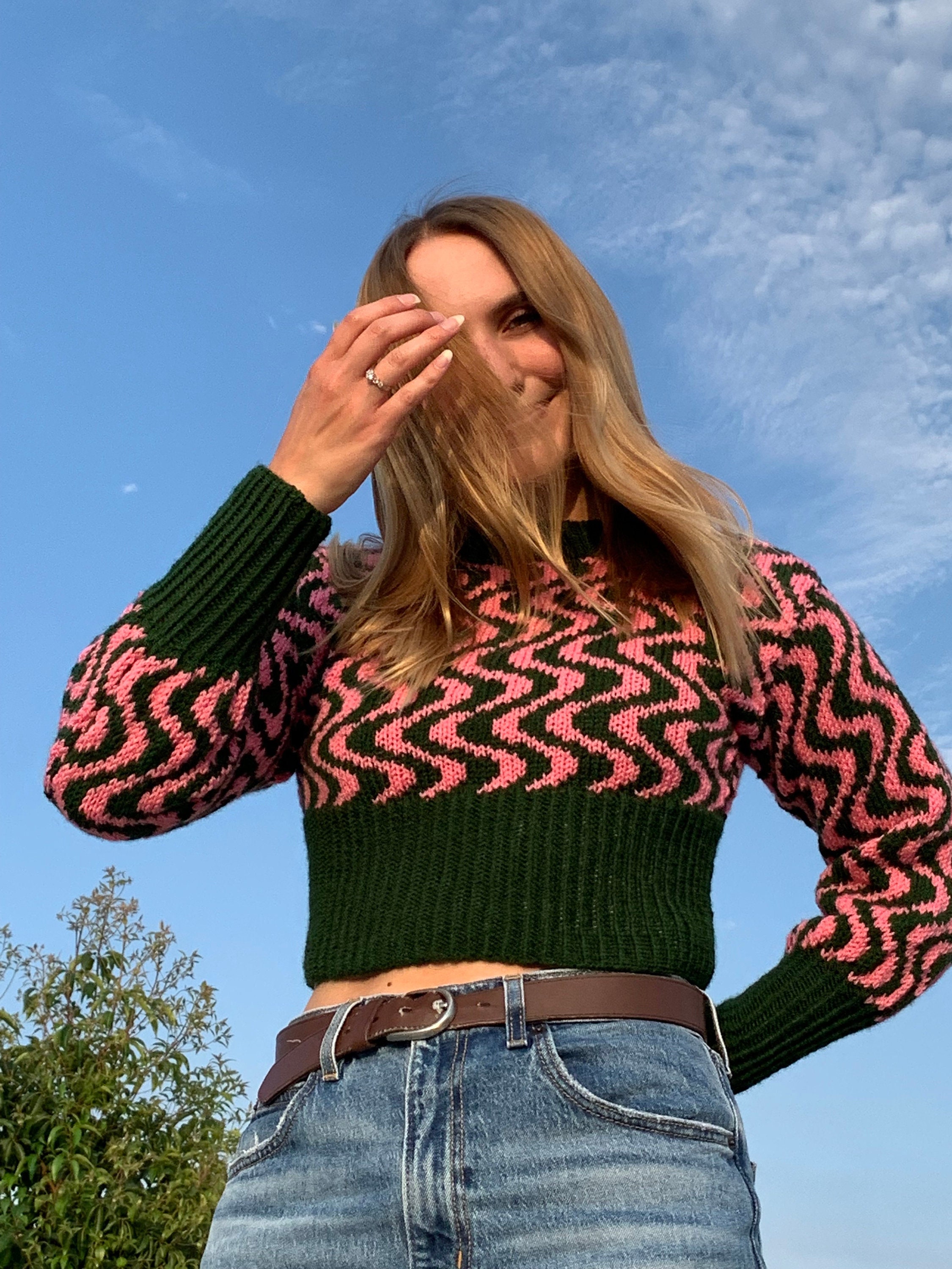 Out of This Swirled Sweater Pattern - Etsy