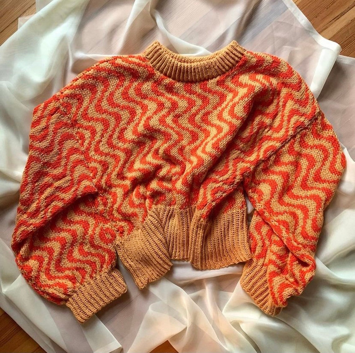 Out of This Swirled Sweater Pattern - Etsy