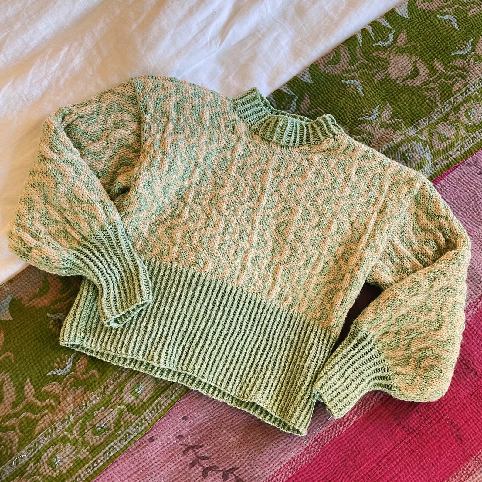 Out of This Swirled Sweater Pattern - Etsy