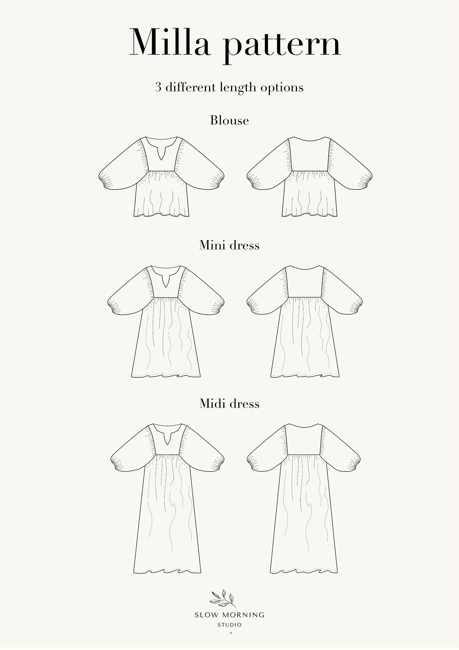 Digital Sewing Pattern Digital PDF Sewing Pattern for Women - Etsy