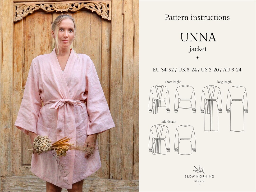 Digital Sewing Pattern, Digital Sewing Patterns for Women, Shirt Sewing ...