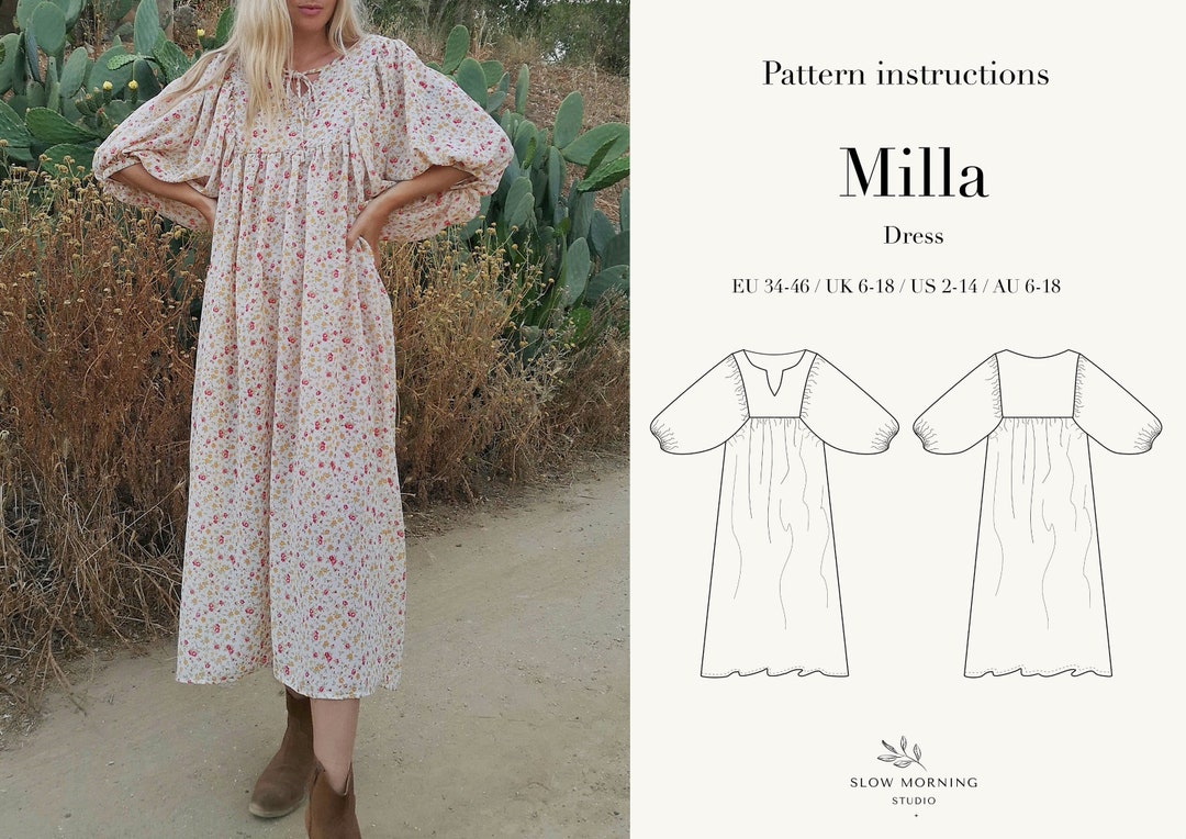 Digital Sewing Pattern Digital PDF Sewing Pattern for Women - Etsy