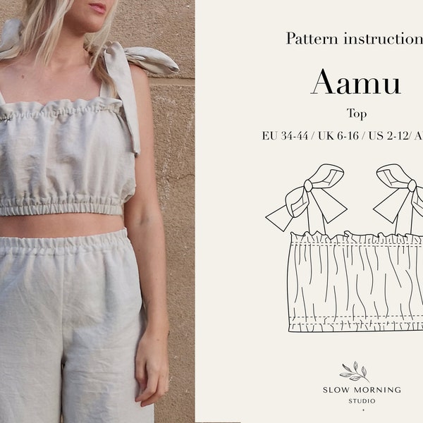 Top Sewing Pattern - Etsy