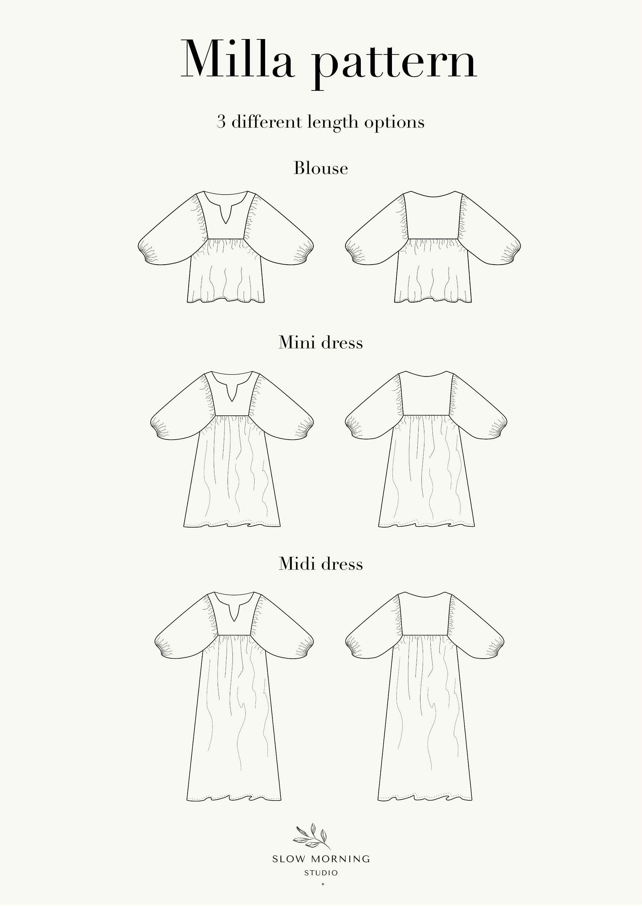 Digital Sewing Pattern Digital Shirt PDF Sewing Pattern for | Etsy ...