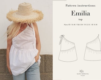 One Shoulder Top - Etsy