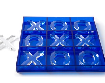Acrylic Tic Tac Toe Set - Etsy