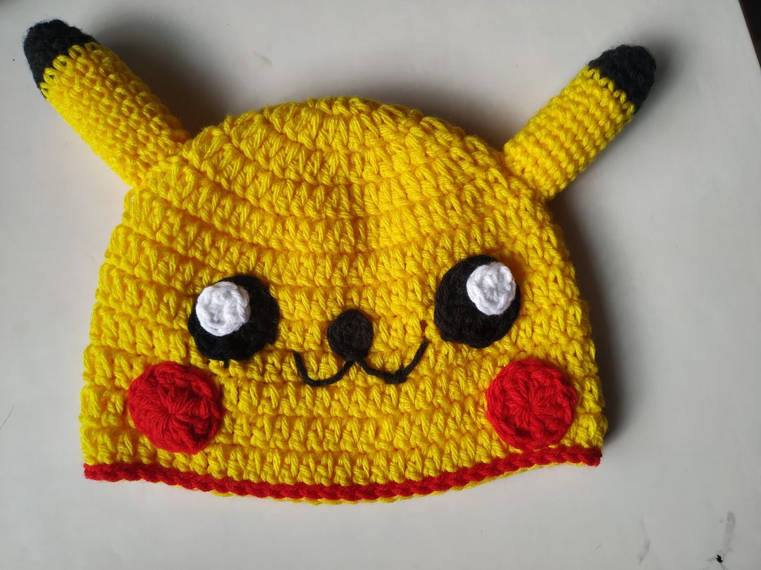 Crochet Pikachu Hat Pdf Pattern - Etsy