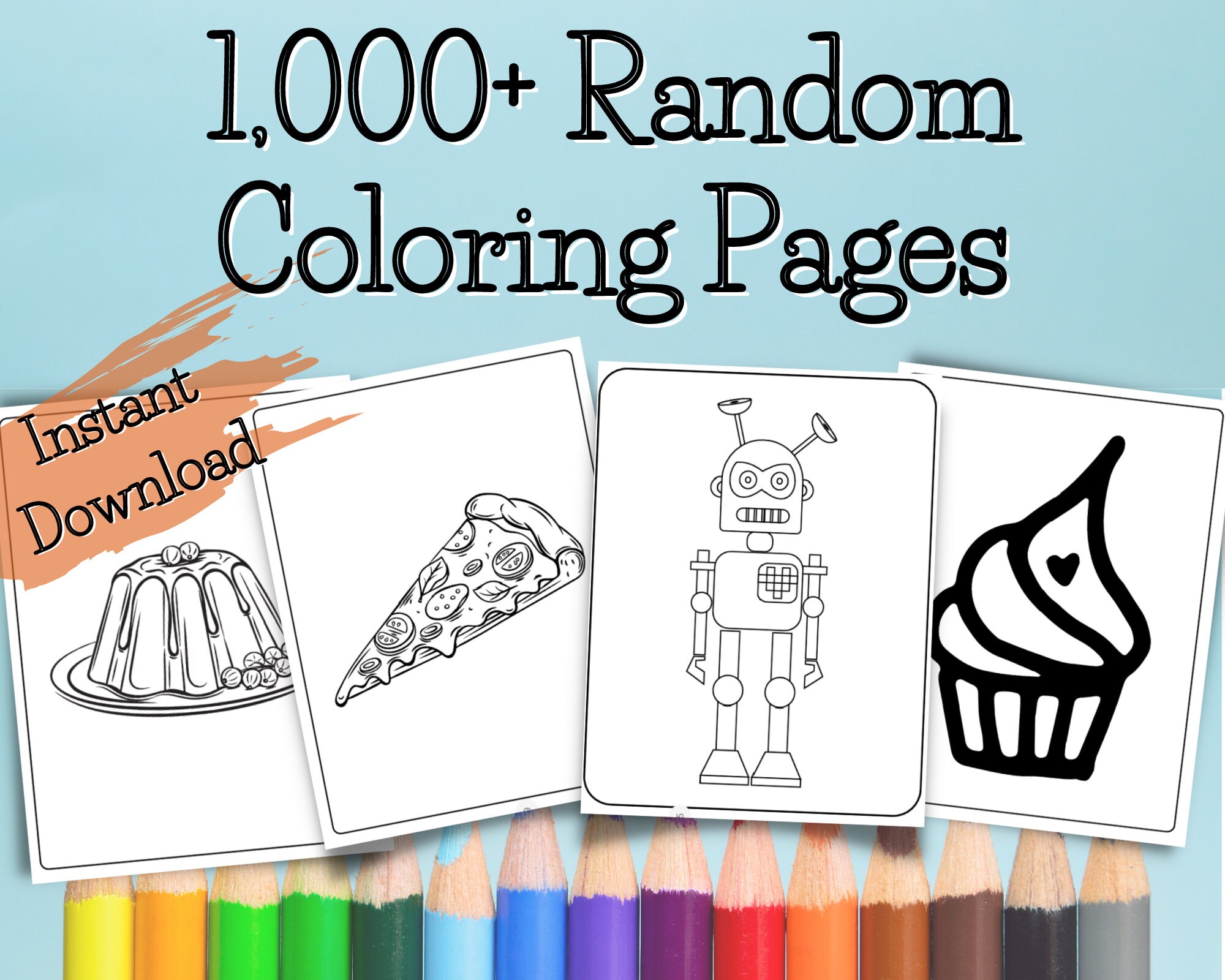Coloring Pages Random