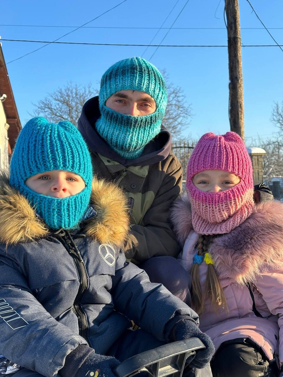Handmade Knitted Balaclava for Whole Family in Different Colors ...