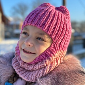 Handmade Knitted Balaclava for Whole Family in Different Colors ...