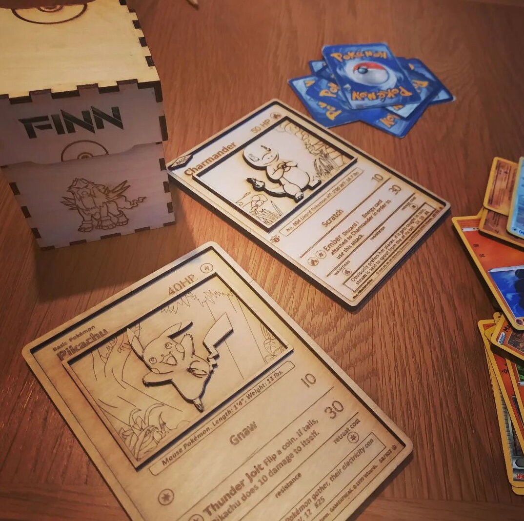 Pokemon Trading Card Articuno Laser Ready Template SVG DXF - Etsy