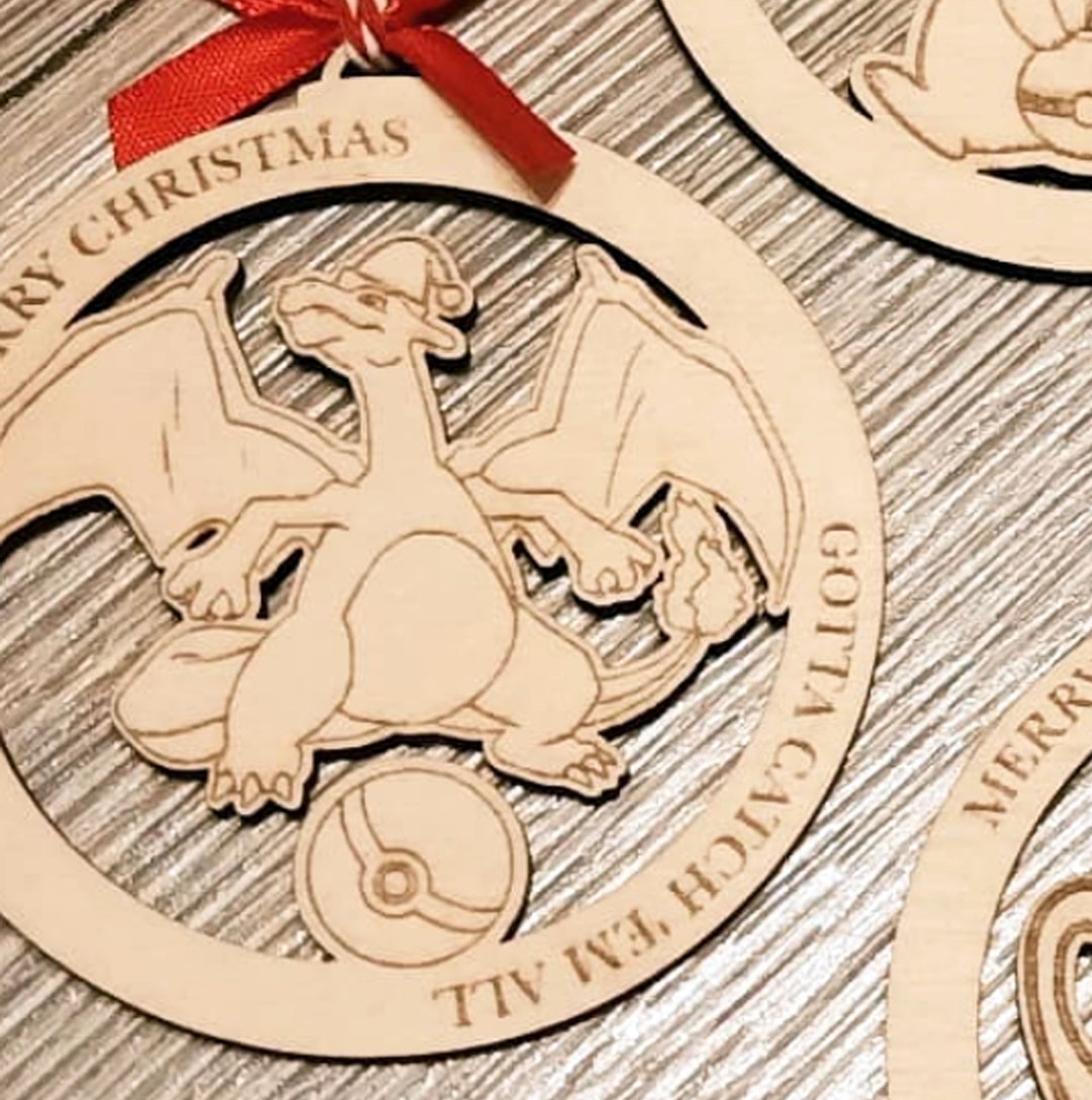 Charizard Inspired Christmas Ornament Decoration Posted UK Pokemon - Etsy