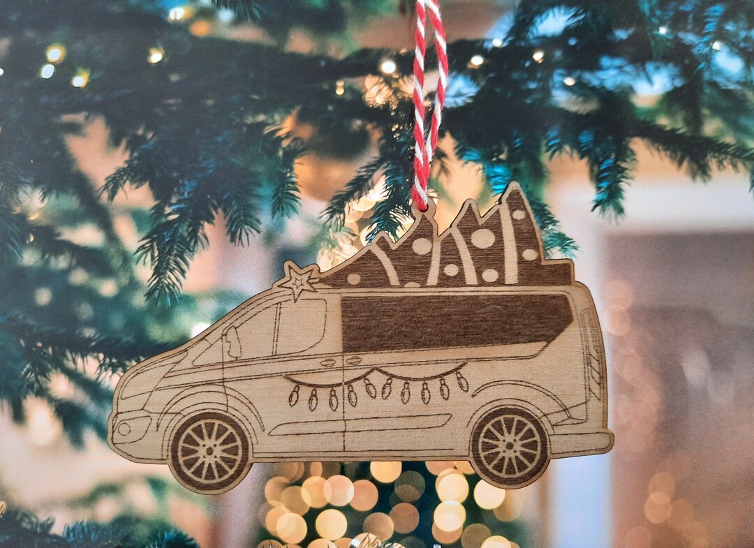 Custom Campervan Camper Bus Christmas Ornament Decoration Posted UK - Etsy