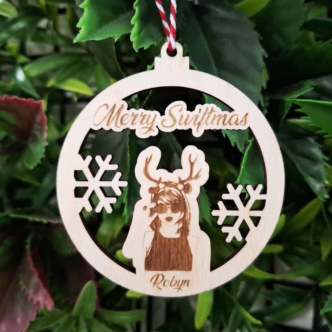 Personalised Taylor Swift Inspired Christmas Ornament Decoration Posted ...