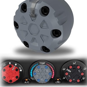 Tacoma Custom Climate Control Knob Set AC Knob - Black Oxide Screws ...