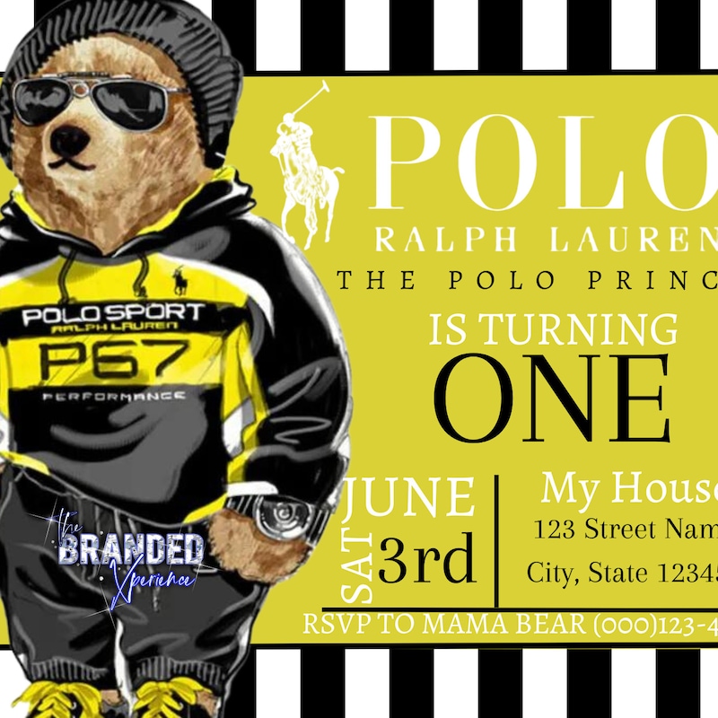 Polo Invitation - Etsy