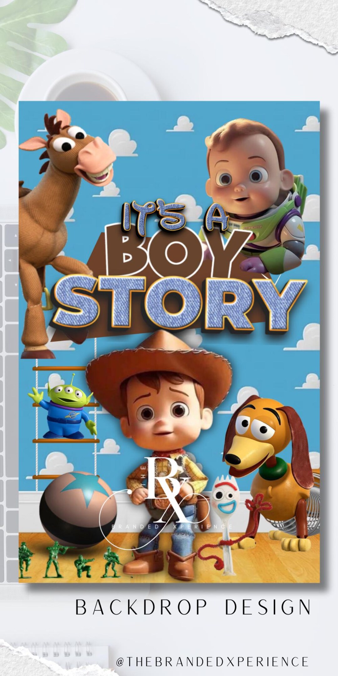 Boy Story Backdrop Design - Etsy