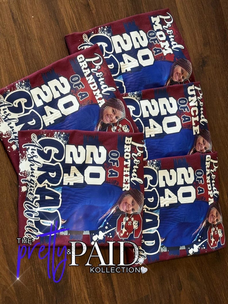 Graduation Shirt Template DIY Canva - Etsy