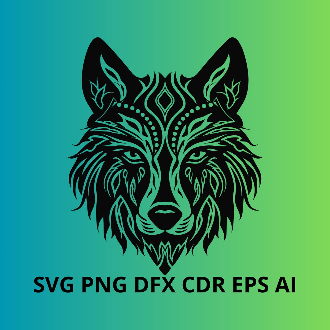 WOLF HEAD SVG, Dfx, Eps, Ai, Png, Wolf Clipart, Wolf Jpg, Wolf Head Svg ...