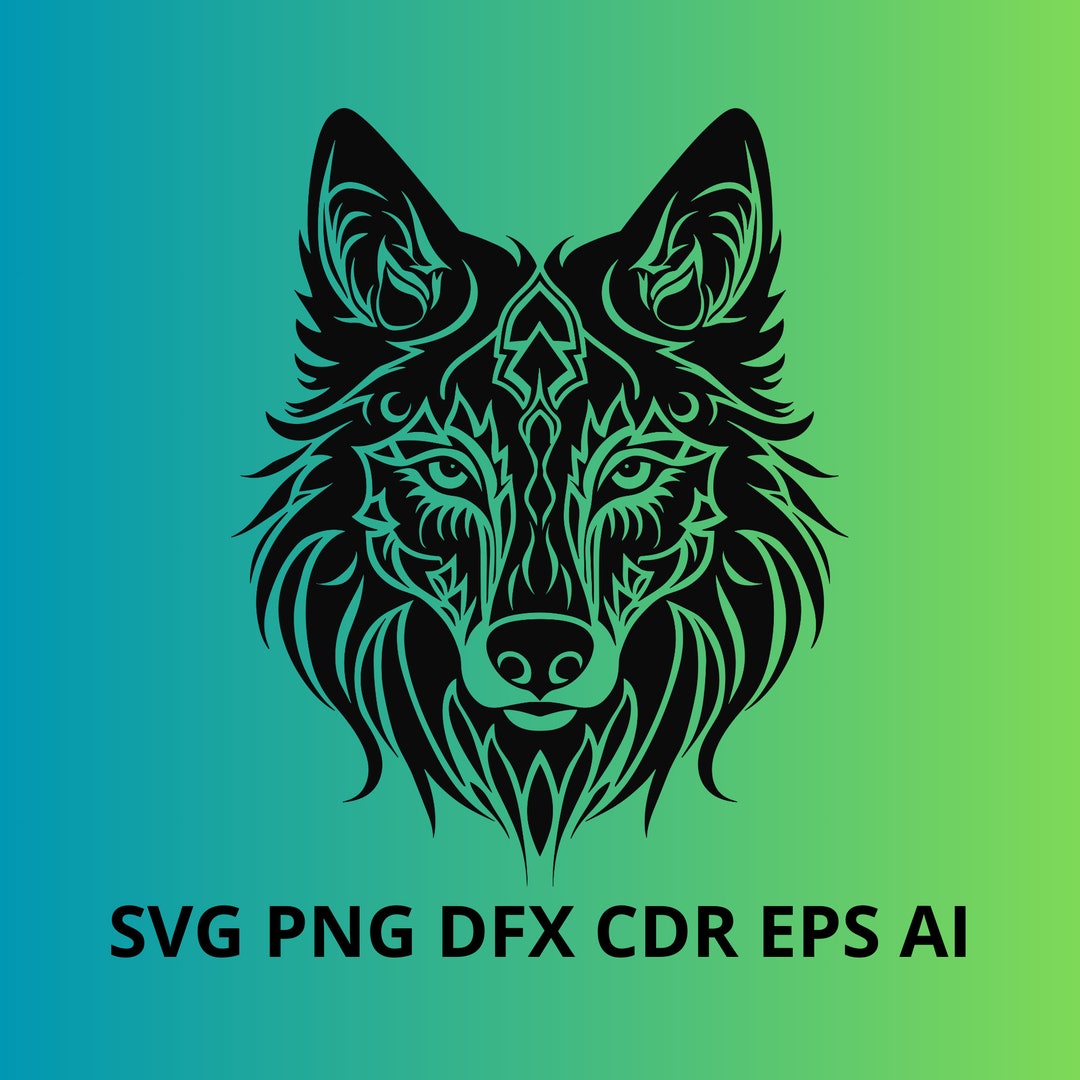 WOLF HEAD SVG, Dfx, Eps, Ai, Png, Wolf Clipart, Wolf Jpg, Wolf Head Svg ...