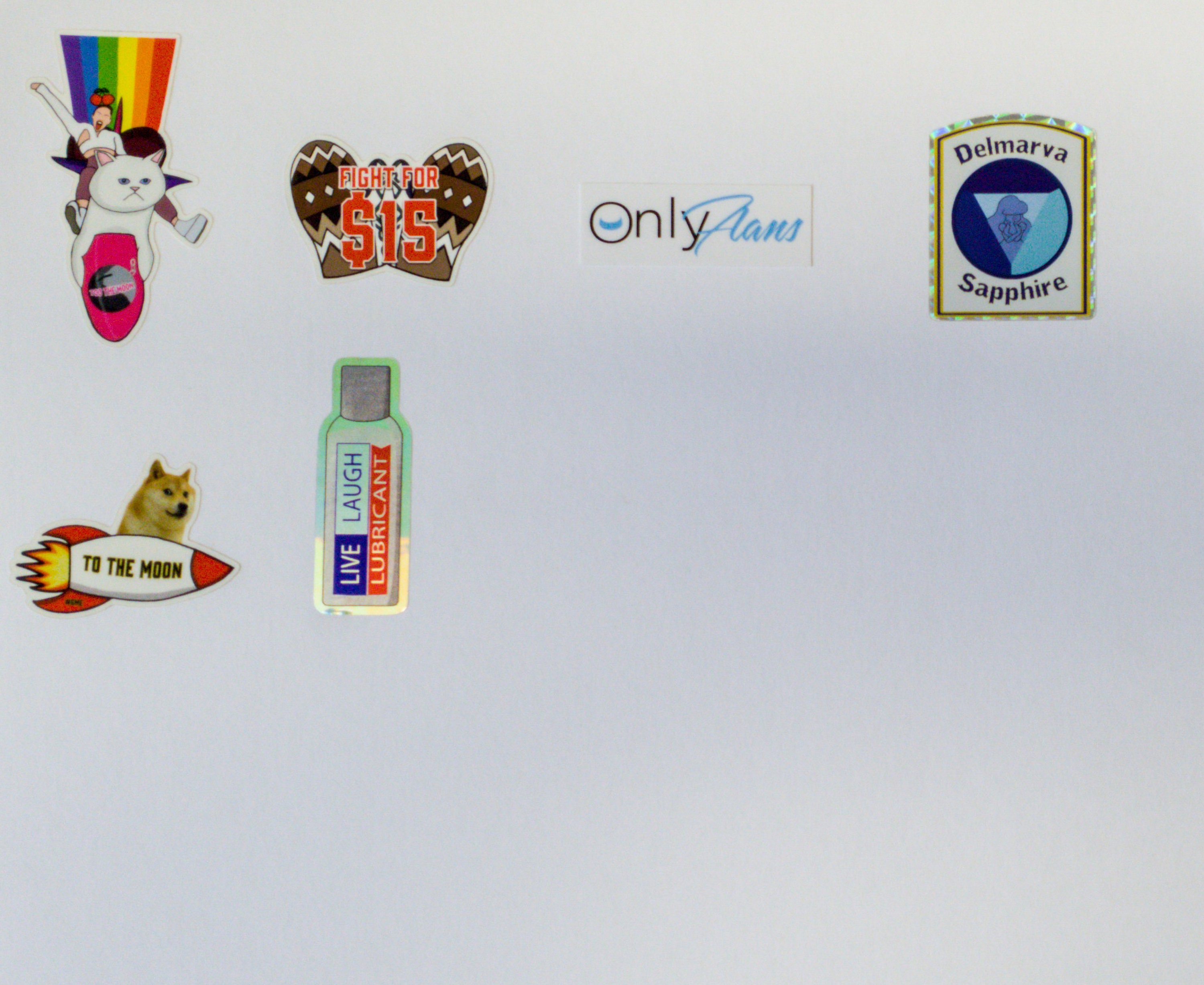 Holographic Lube Sticker 3 Pack - Live Laugh Love - Gay Humor - Gay ...