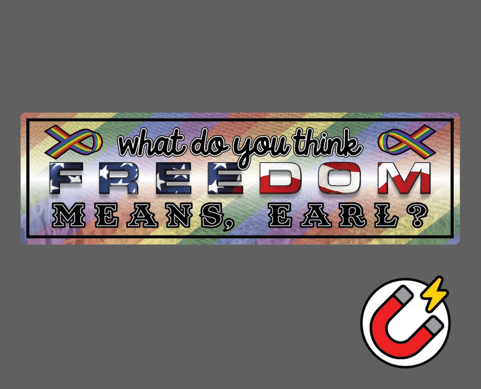 VEHICLE MAGNET Tiktok LGBTQ Pride Magnetic Bumper Sticker - Etsy