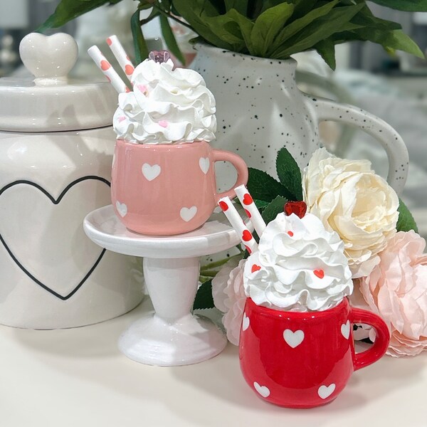 Faux Whipped Cream Mug Topper - Etsy