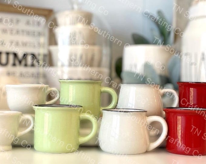 Mini Mugs for Tiered Trays | Christmas | Rae Dunn| Fall | Spring - Etsy