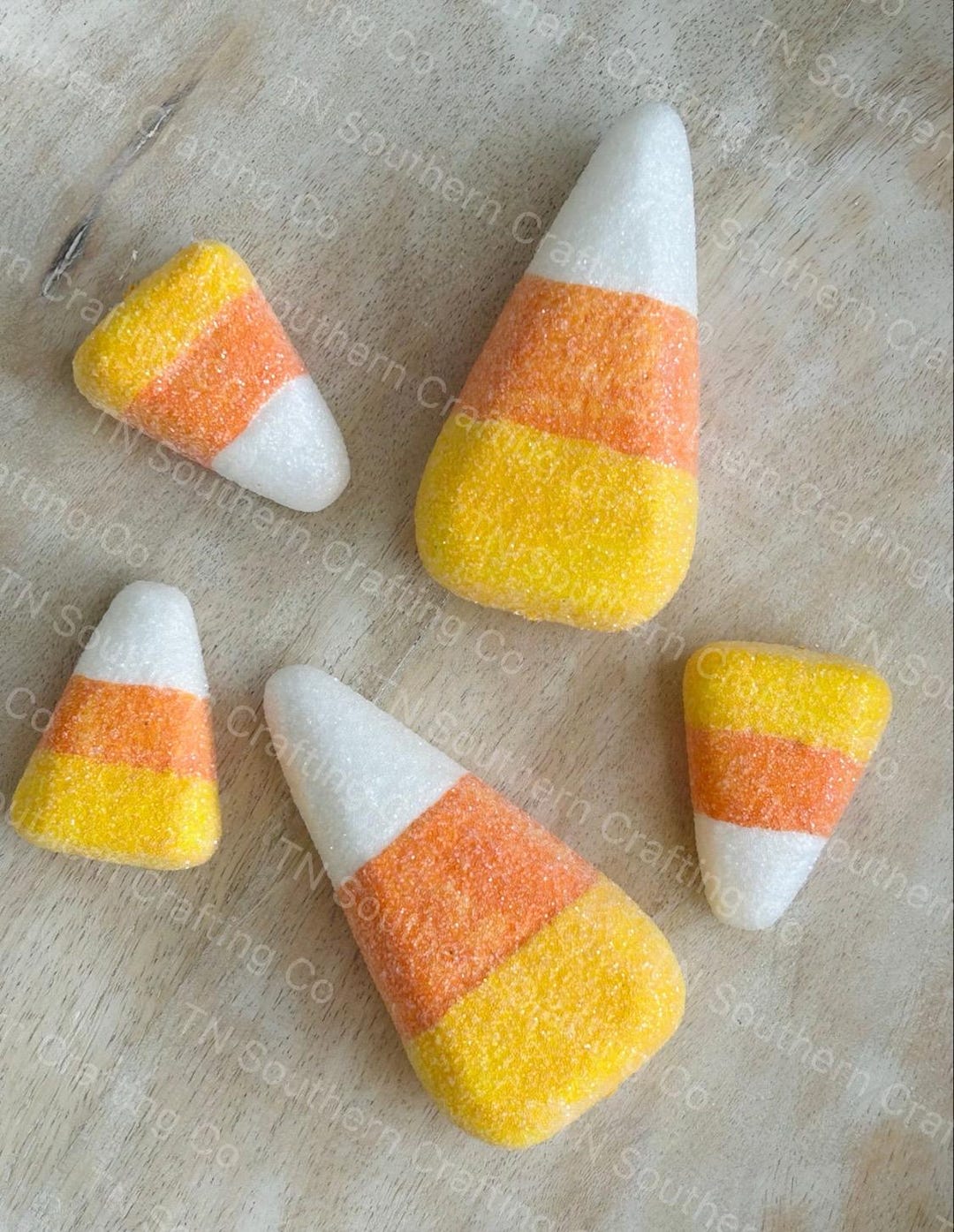 Faux Candy Corn Scatter | Tiered Trays | Halloween | - Etsy