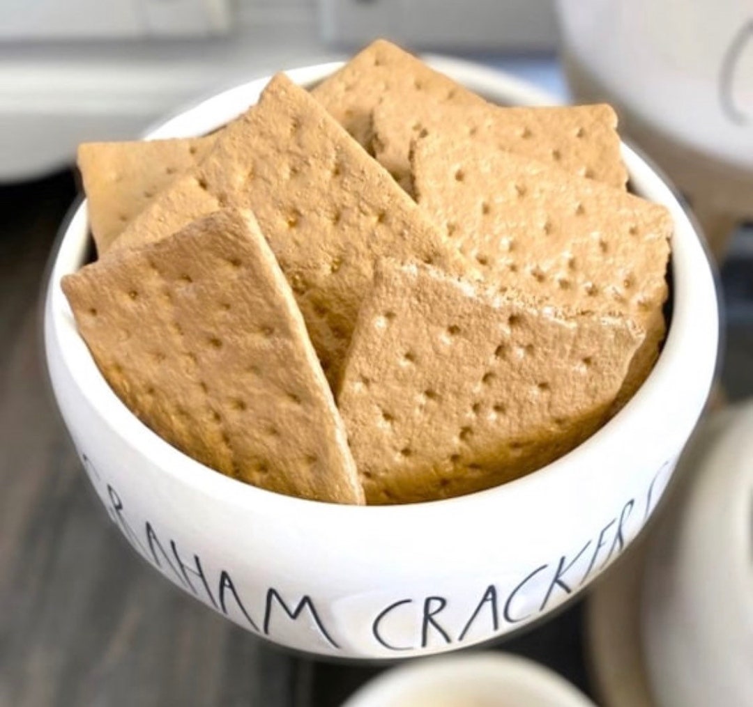 Handmade Faux Graham Cracker Set of 5 Smores Rae Dunn Fake Bake Fall ...