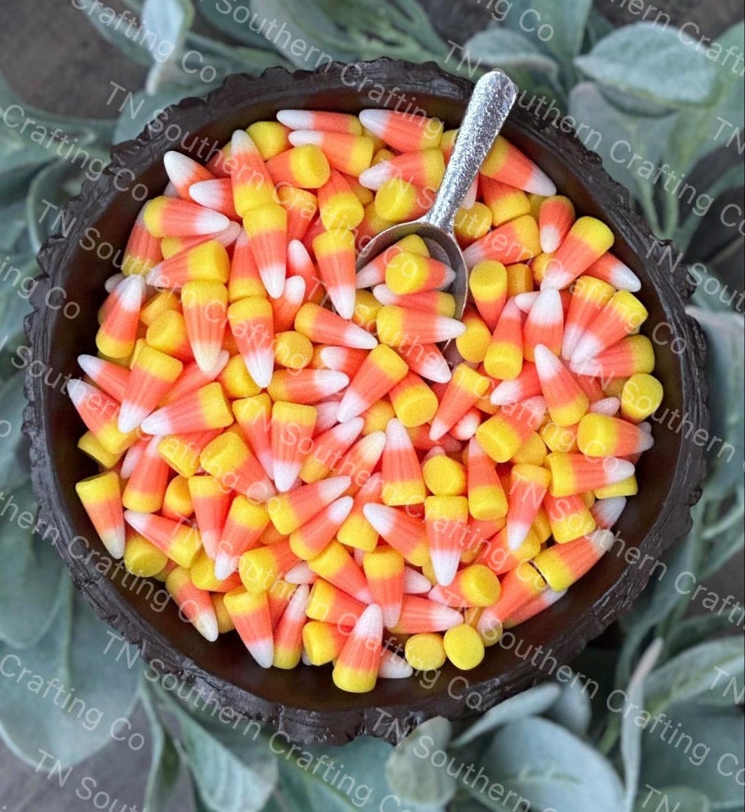 10 Faux Candy Corn Pieces: Tiered Tray Decor, Photo Props - Etsy