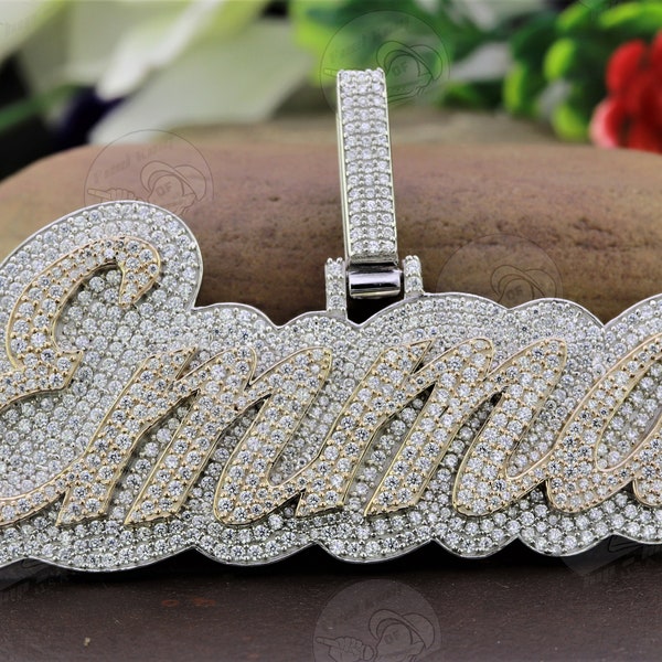 Iced Out Name Necklace - Etsy