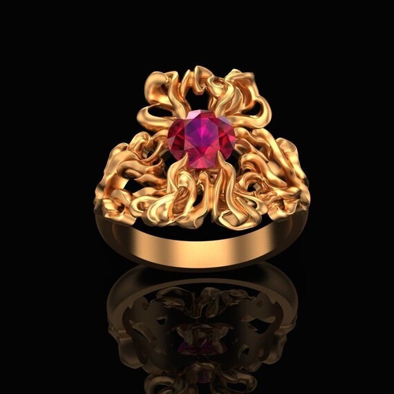 Fire Flames On A Ring