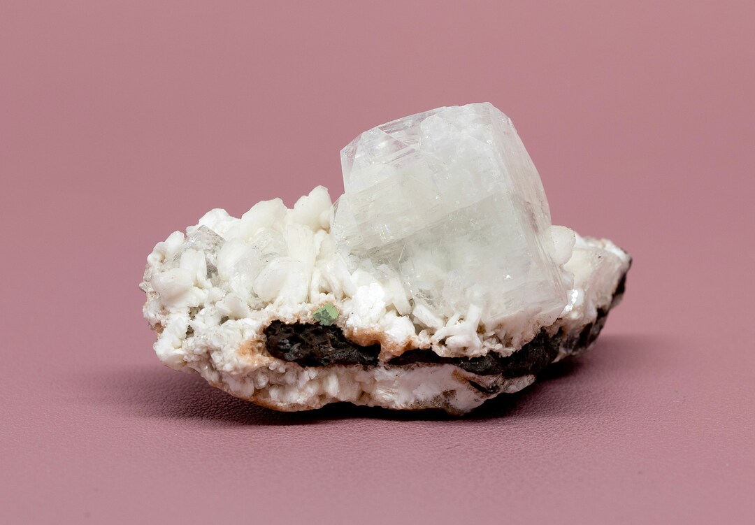 Green Apophyllite White Stilbite and White Chalcedony - Etsy