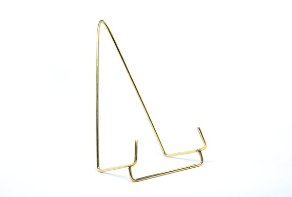 Large Modern Brass Display Stand Gold Crystal Slab Specimen - Etsy
