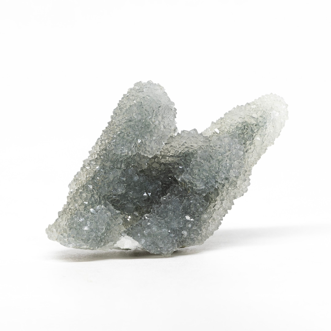 Green Druzy Chalcedony Crystal Cluster | Raw Natural Druzy Green ...