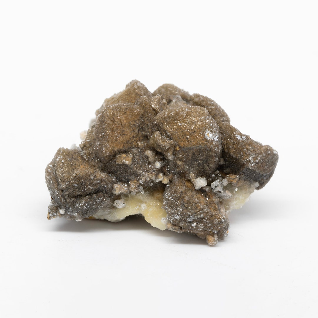 RARE Chocolate Calcite on Mordenite Crystal Formation | Brown Calcite ...