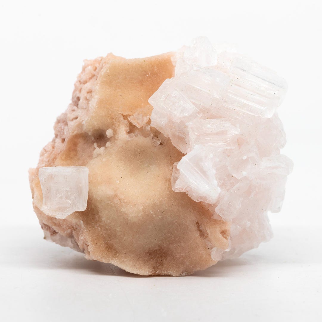 Pink Halite Crystal Cluster Formation Raw Natural Halite Specimen ...