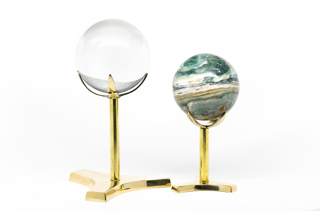 Brass Claw Display Stand | Gold Crystal Sphere Specimen Stand ...