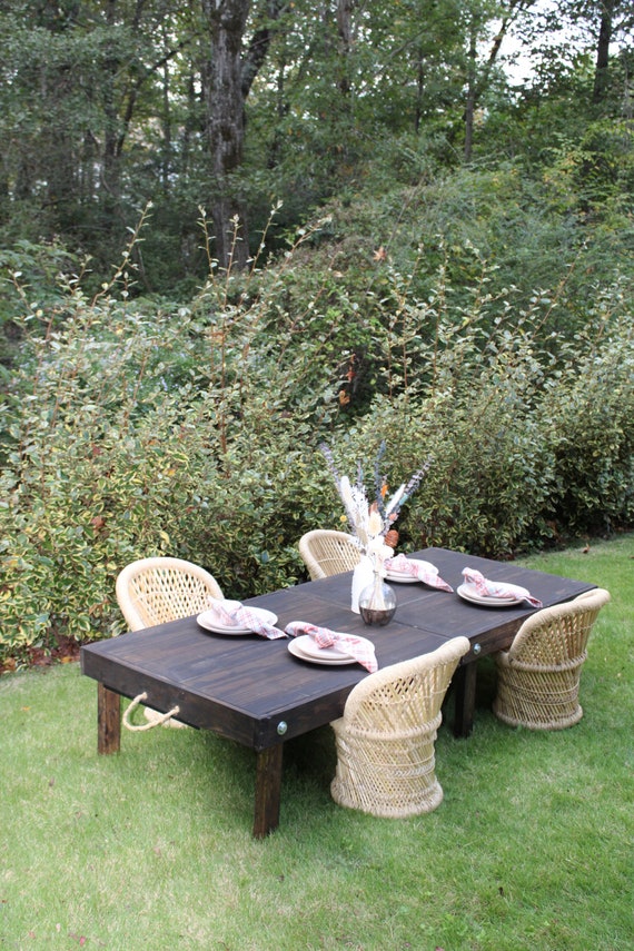 Boho Low Seating Outdoor Table - Etsy