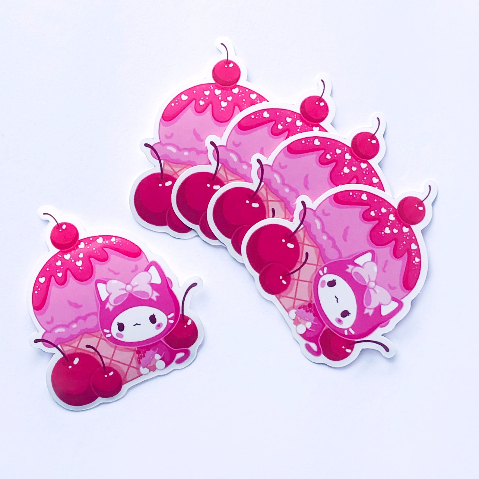Cherri Berri Ice Cream Sticker Kawaii Dessert Sticker Hot Etsy cherri-berri-ice-cream-sticker-kawaii-dessert-sticker-hot-etsy
