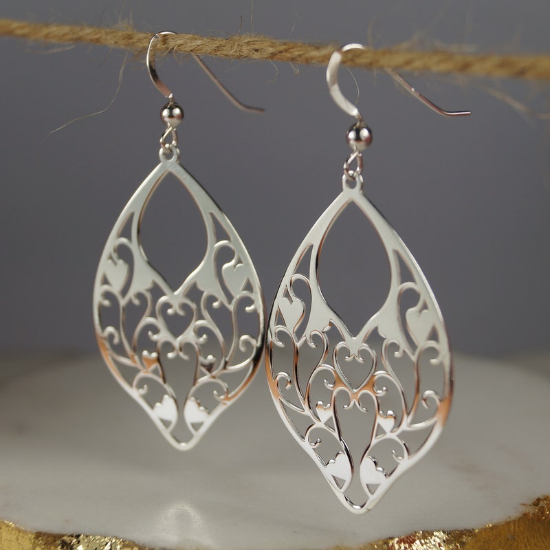 Large Silver Dress Rings - Etsy