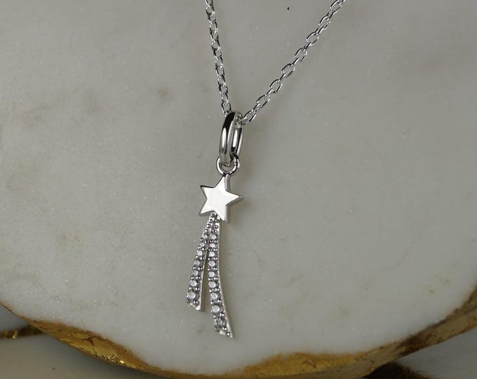 Sterling Silver Star Necklace. Silver Star Pendant. Silver Star Necklace. Silver Star Pendant ...