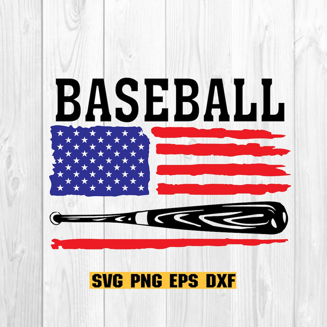 USA Baseball Flag Svg, Baseball Svg, Grunge Svg, Distressed Svg, Flag ...