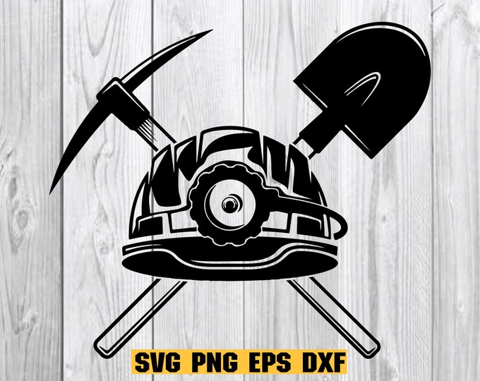 Mining Logo SVG, Mining Svg, Pickaxe Svg, Mining Clipart, Mining Files ...