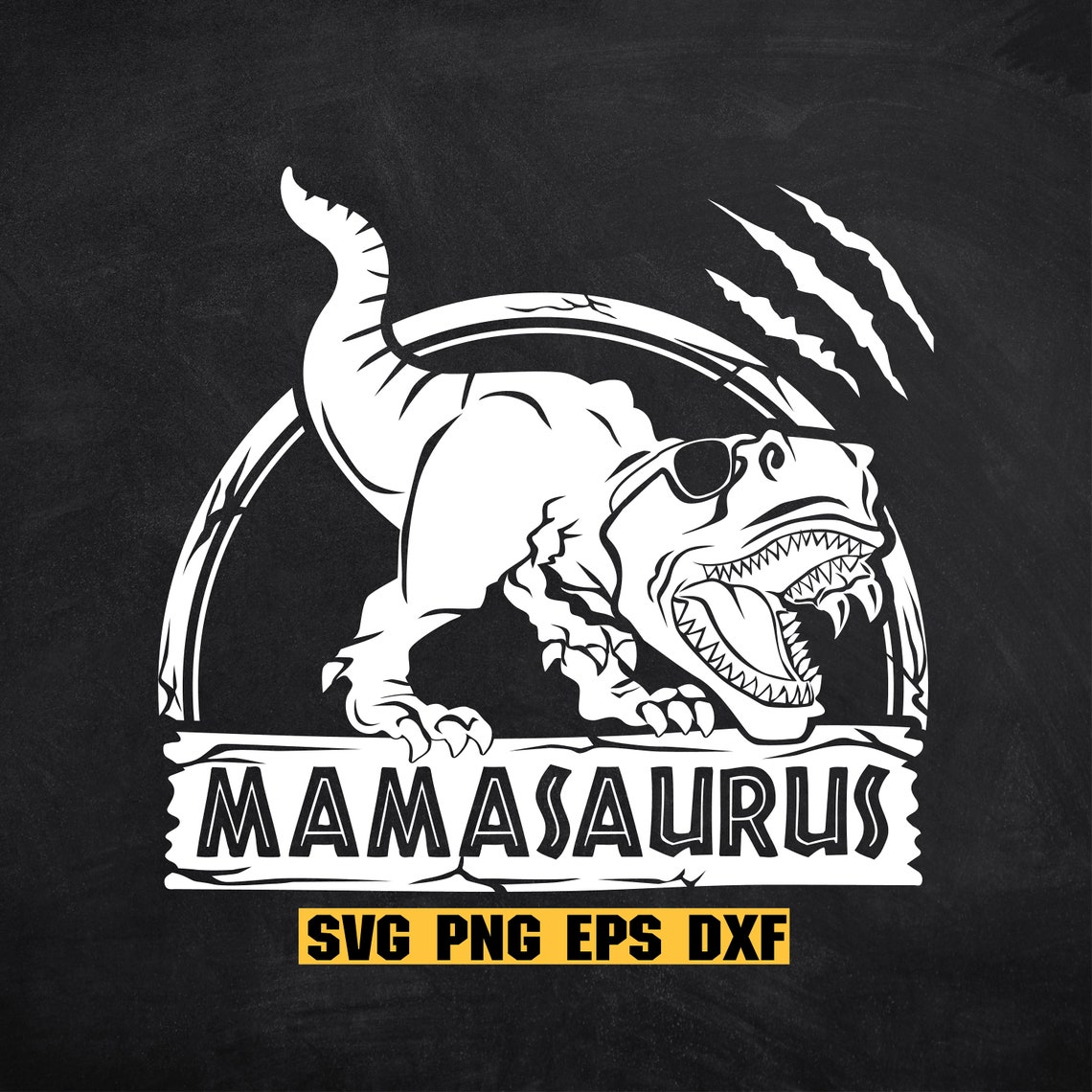 Mamasaurus SVG Cutting Files for Silhouette Cameo Scanncut - Etsy